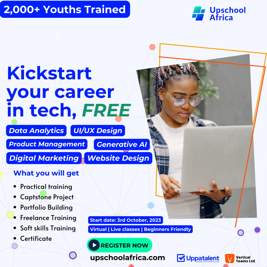 Learn in-demand high income tech skills - Upschool Africa